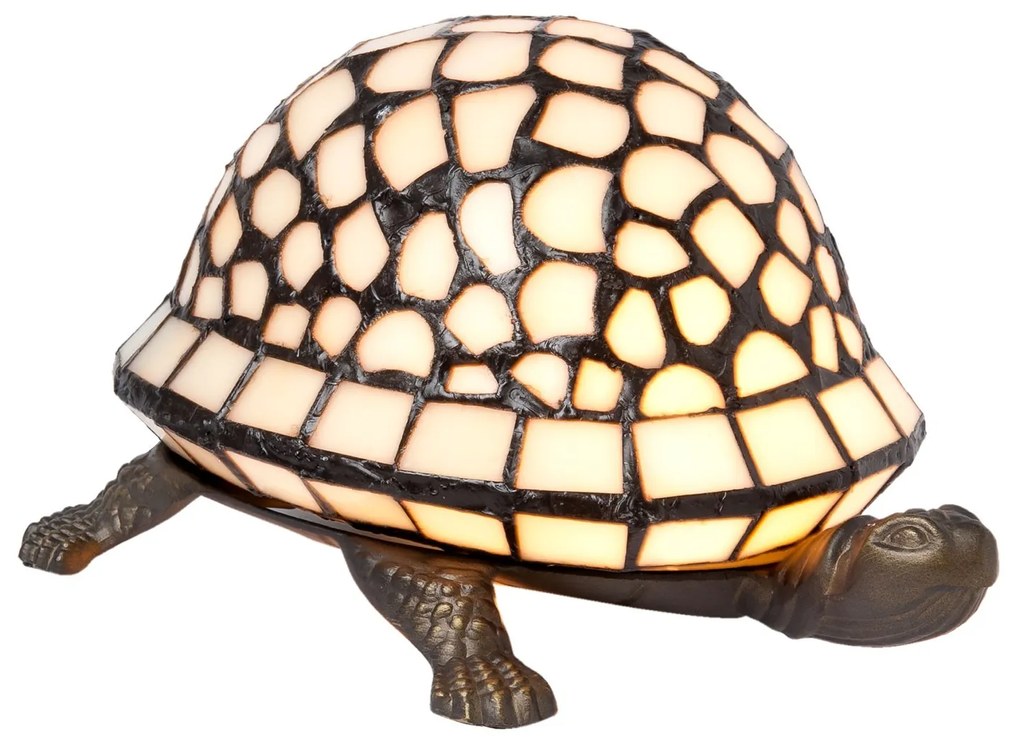 Stolní Tiffany lampa Tortoise - 21*14*12 cm