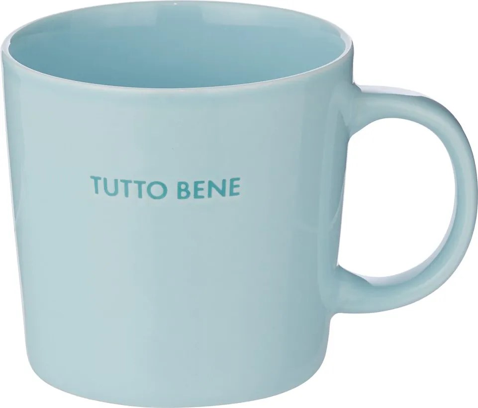 Butlers GOOD VIBES Hrnek "Tutto bene"  400 ml - modrá