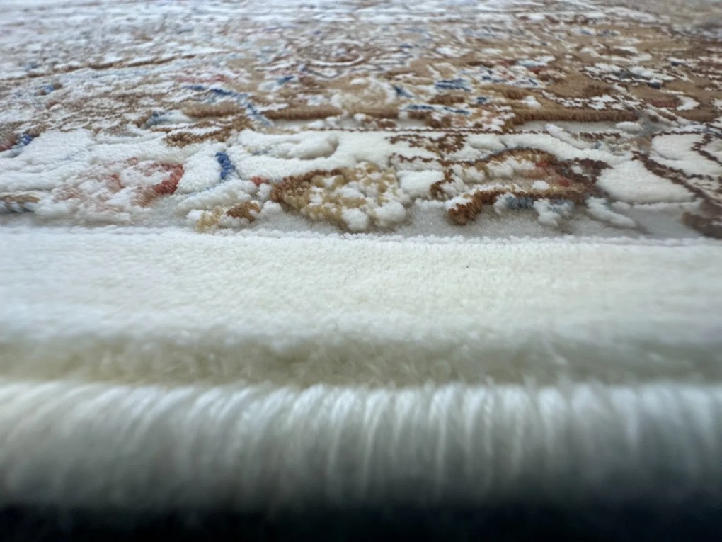 BE Koberec Miras 1200 CREAM - krémový obdélníkový Rozměr: 150x225 cm