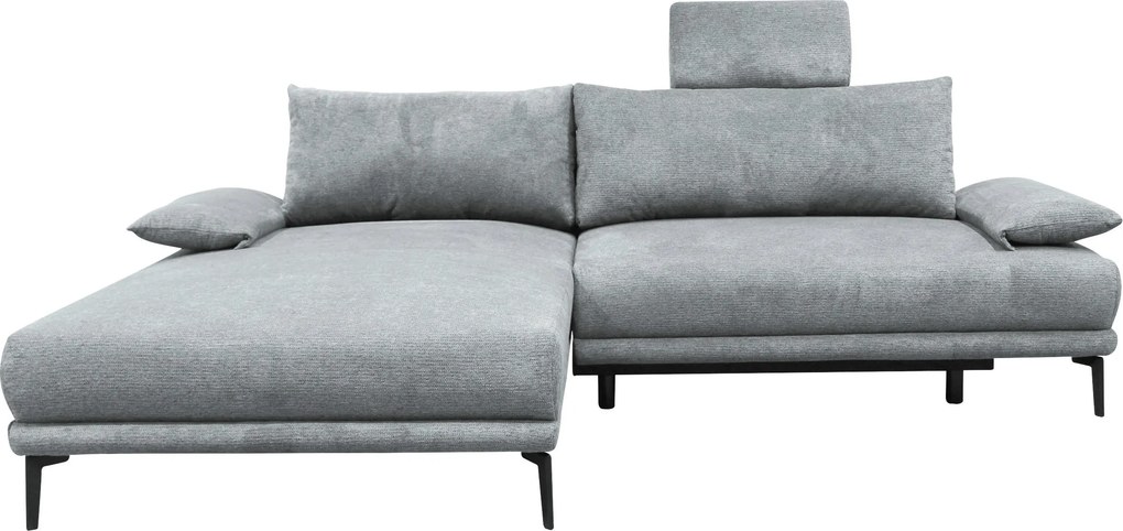 XXXLutz ROHOVÁ SEDAČKA, textil, šedá MID.YOU - Sedací soupravy - 001574003010
