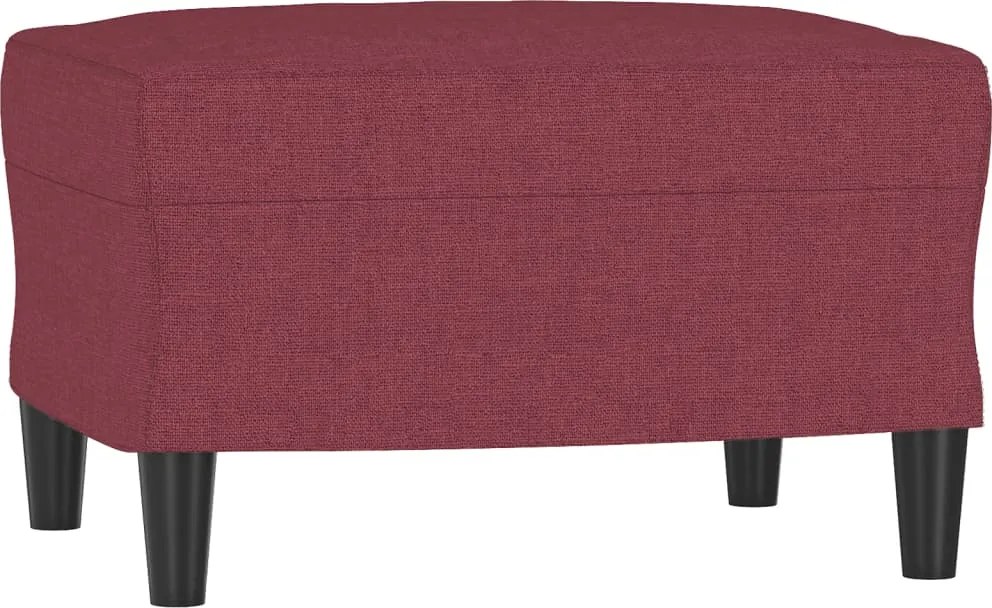 4dílná sedací souprava s polštáři vínová textil 3201800