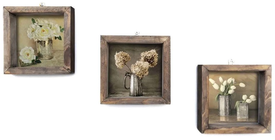 Obrazy v sadě 3 ks 15x15 cm – Wallity Biano.cz