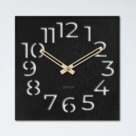 Moderní dřevěné nástěnné hodiny | Minimalistický design do interiéru I SENTOP HDFK033