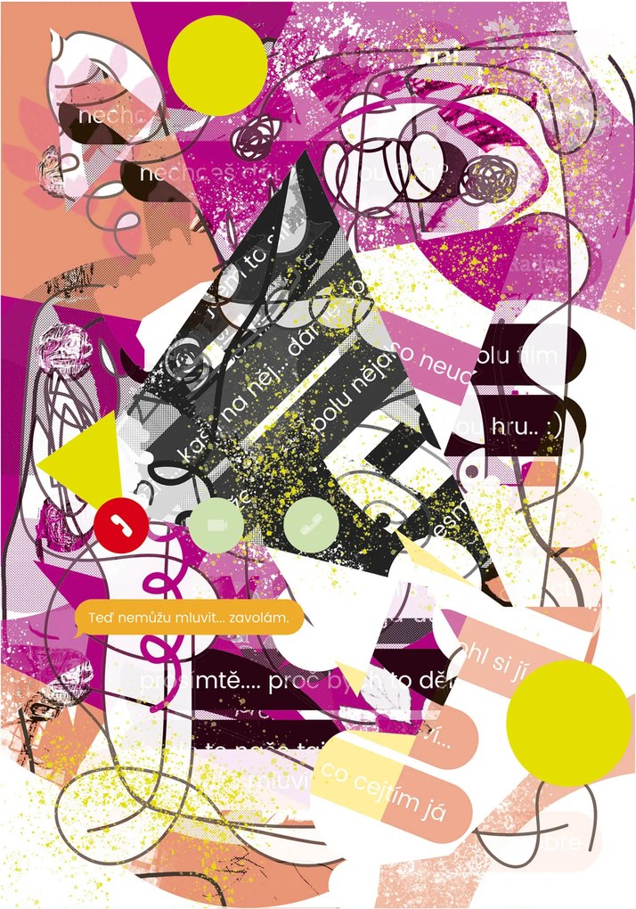 Šimon Dub | Online #1 Rám: Dubový, Velikost: 40 x 30 cm