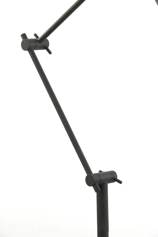 Černá stmívatelná stojací lampa (výška 150 cm) Rijeka – Light & Living