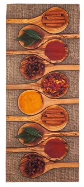 Vysoce odolný kuchyňský běhoun Floorita Spices, 60 x 220 cm