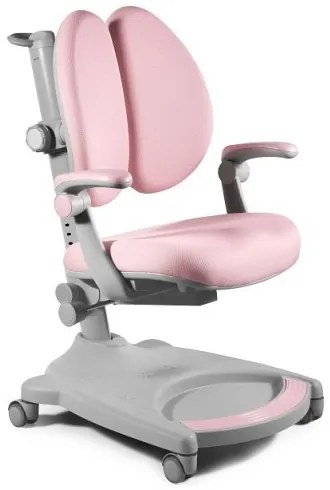 Dětská rostoucí židle TEDDY - růžová - nosnost 100 kg - 4-14 let - 3D7023