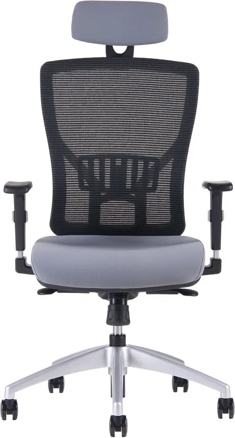 Office Pro Kancelářská ergonomická židle Office Pro HALIA MESH SP – s podhlavníkem, více barev Šedá 2625