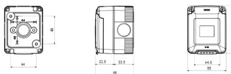 Gewiss 27 Combi skříňka IP65 2M šedá GW27062