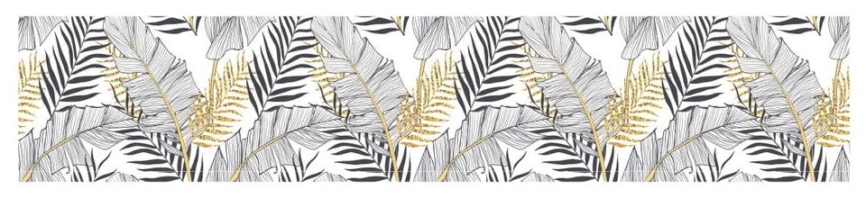 Samolepka na okno 200x40 cm Classy Palm Leaves – Ambiance