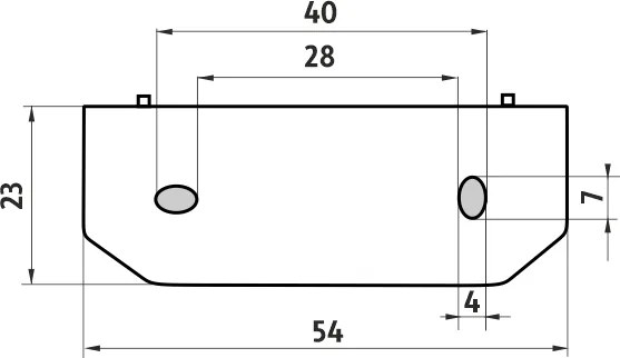 Nimco Držák na ručníky, 39 cm NIKAU černá - NKC 30098-90