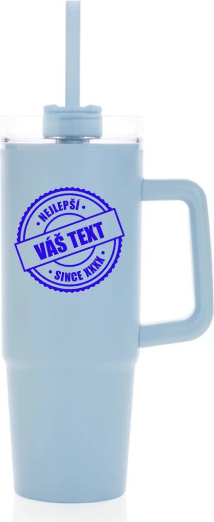 Personalizovaná cestovní termoska s průhledným víčkem - nejlepší xx SINCE xx
