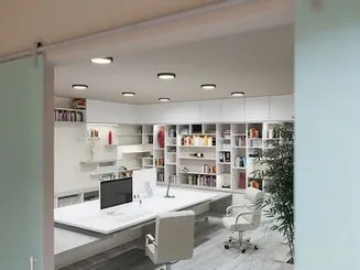 LED podhledové svítidlo Panlux DOWNLIGHT CCT ROUND IP44 18W černá PN22400011