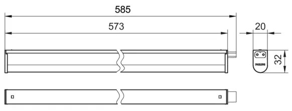 Philips - LED Podlinkové svítidlo PROJECTLINE LED/6,5W/230V 3000/4000/6500K