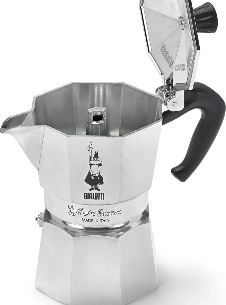 Bialetti Moka Express, 130 ml, stříbrná