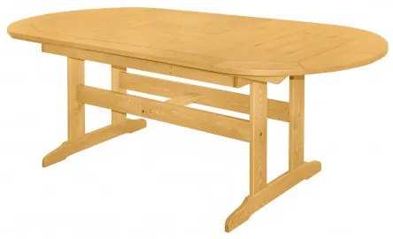 Doppler DOVER - dřevěný rozkládací stůl ze severské borovice 160/210 x 90 x 74 cm