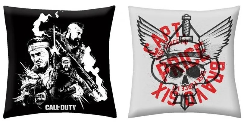 Polštář Call of Duty - motiv Kapitán Price - 40 x 40 cm