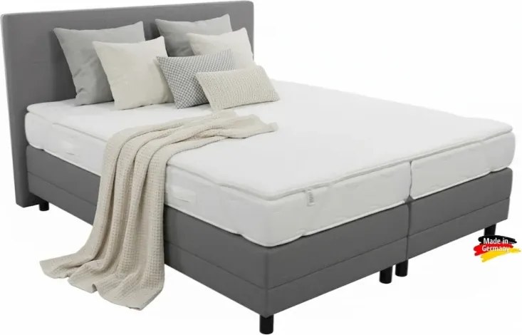 Kontinentální postel Emma Classic Home boxspring 200x180 - šedá