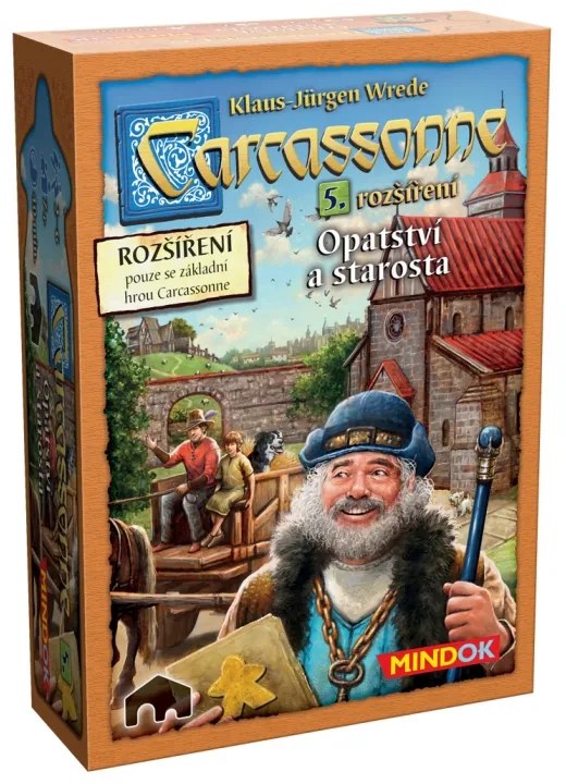 Carcassonne 5. rozšíření Opatství a starosta