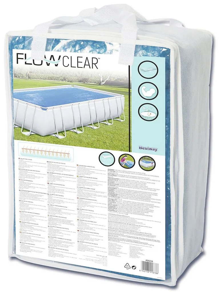 BESTWAY Solární plachta pro bazény 640 x 274 cm a 732 x 366 cm 58228