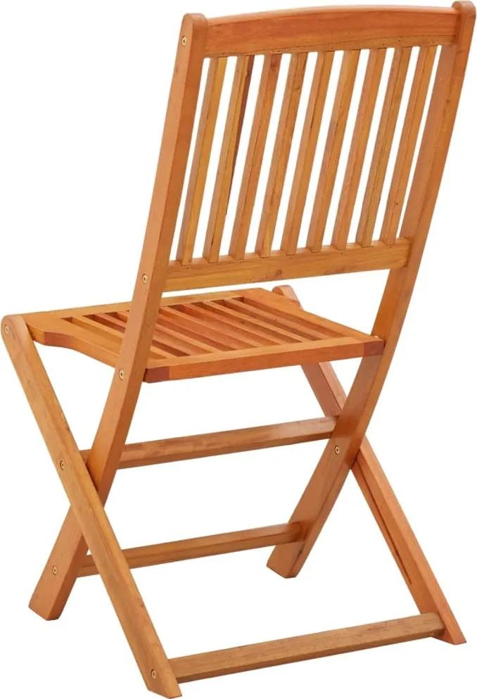 vidaXL Skládací zahradní židle 2 ks masivní eukalyptové dřevo [312451]