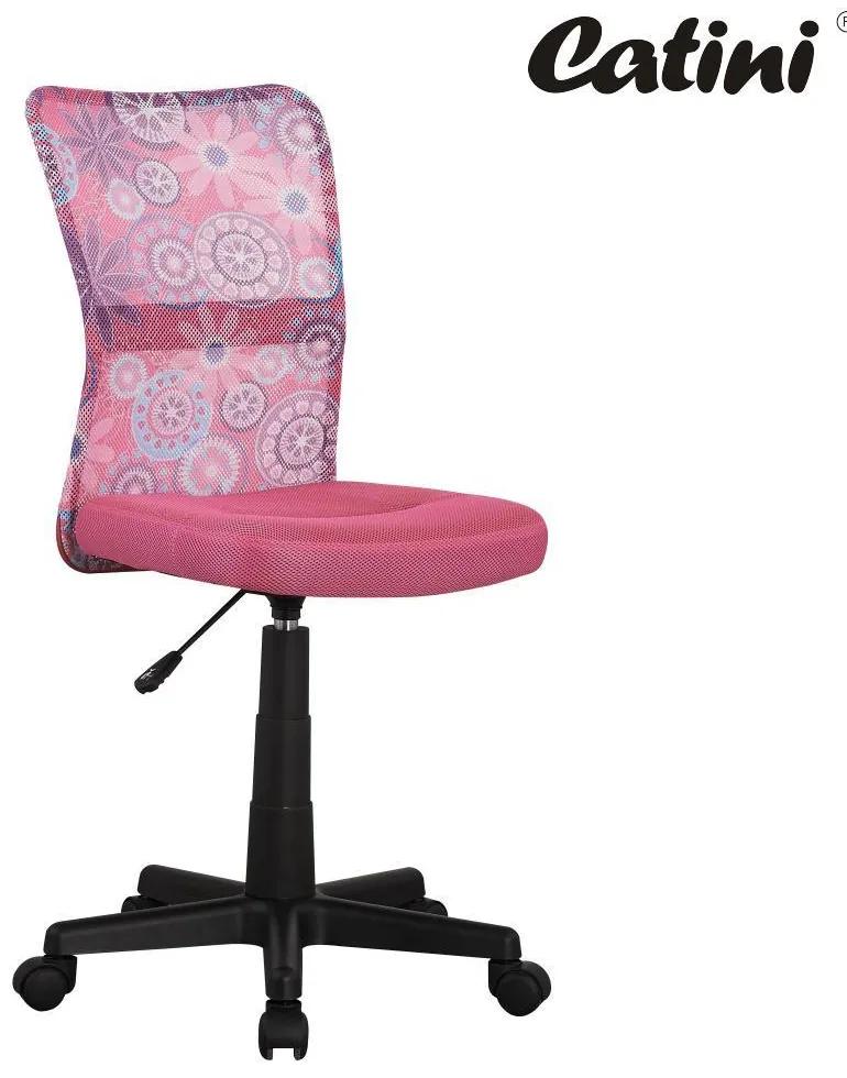 Kancelářská židle STUDENT - růžová