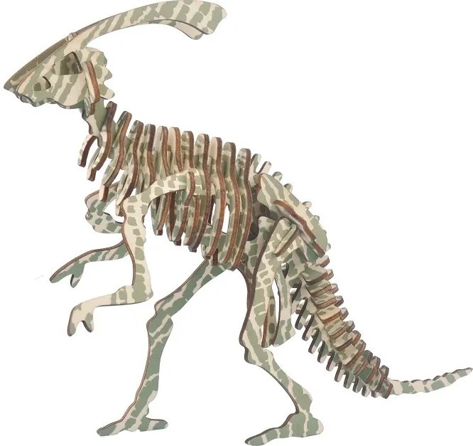 Dřevěné 3D puzzle Parasaurolophus II