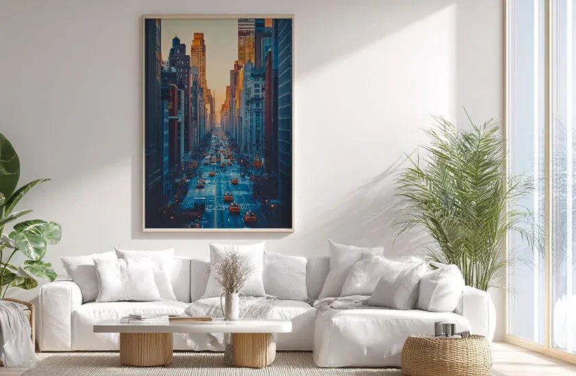 Městská tepna - obraz - Pulz velkoměsta při západu slunce 16 - A3 – 297 × 420 mm - 260 Kč