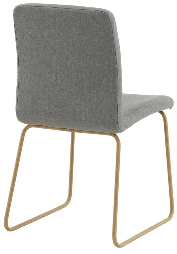 Jídelní židle Mace, 2ks, šedá, S45xD55xV88