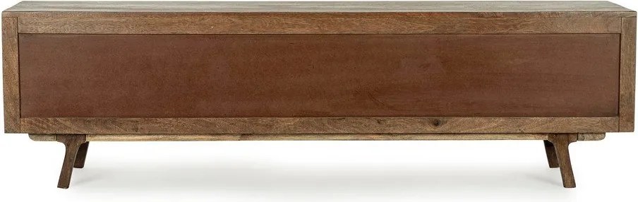 TV stolek z mangového dřeva v přírodní barvě 200x60x43 cm Sherman – Bizzotto