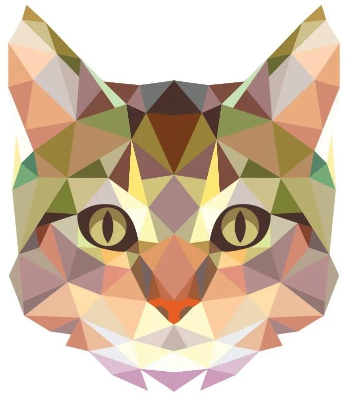 Samolepka Ambiance Origami Cat