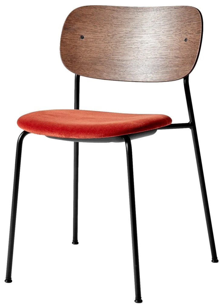 AUDO (MENU) Židle Co Chair, Black / Dark Oak / Velvet 62