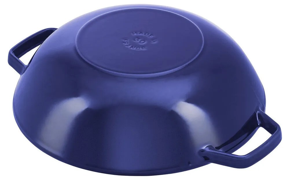 Staub pánev wok se skleněnou poklicí 30 cm/4,4 l tmavě modrá, 40511-467