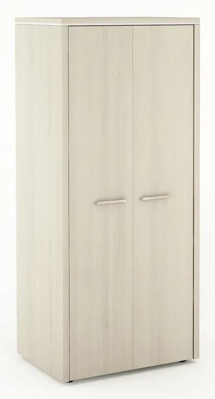 Rauman Vysoká skříň TopOffice s obložením 87,4 x 40,4 x 200,3 cm Barva: Driftwood