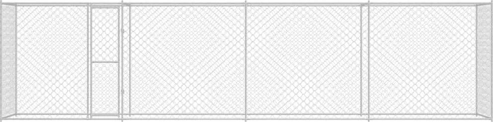 Klec pro psa Stříbrná 800 x 200 x 200 cm Pozinkovaná ocel 3368311