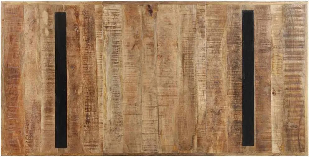 Jídelní stůl 160 x 80 x 76 cm hrubé mangovníkové dřevo 321608