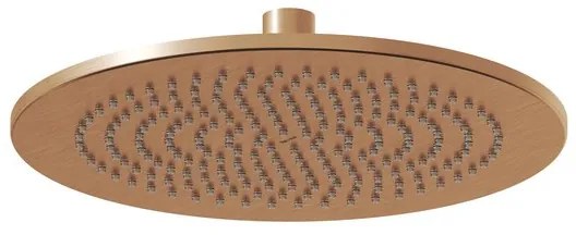 Ravak 980.60RGB Hlavová sprcha kulatá, mosazná, 250 mm, Rose Gold Brushed - X07P711