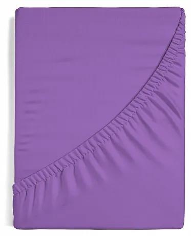 Matějovský napínací prostěradlo jersey Světle fialové na matraci: 200 x 200 cm