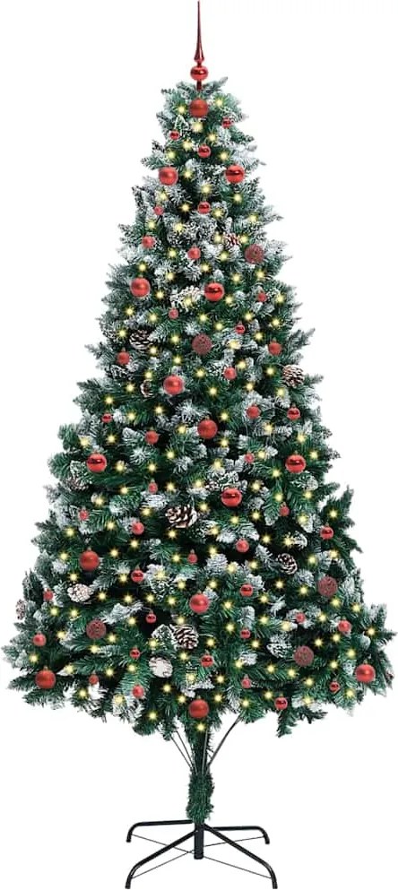 Umělý vánoční stromeček Zelená 240 cm PVC, ocel a plast 3396282