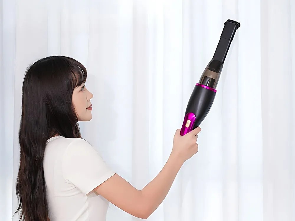 Verk Group Bezdrátový vertikální vysavač bez sáčku, výkonný, lehký, 100 w, sada nástavců