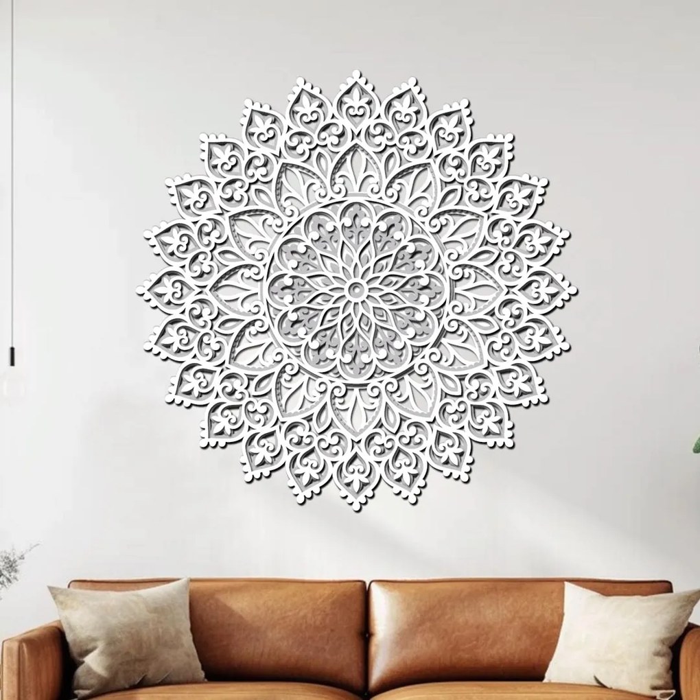 dřevo života 3 vrstvá mandala HARMONIE DUŠE Zvolte rozměr (cm): 40x40, Zvolte barevný dekor: dub zlatý