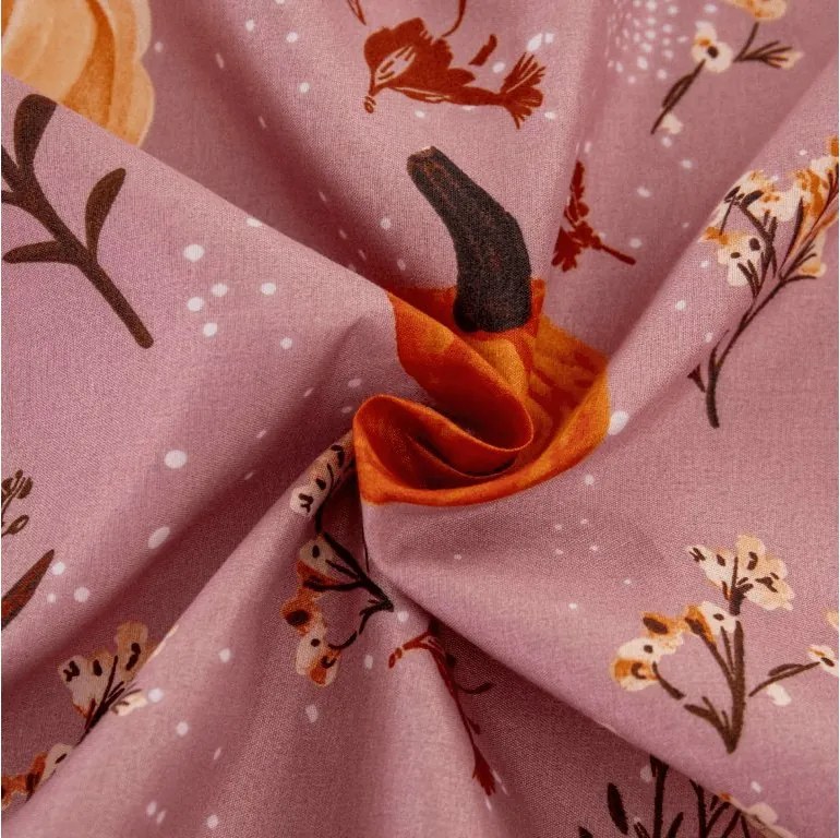 Prostěradlo z mikrovlákna PUMPKINS ROSAVIE starorůžové 180x200 cm