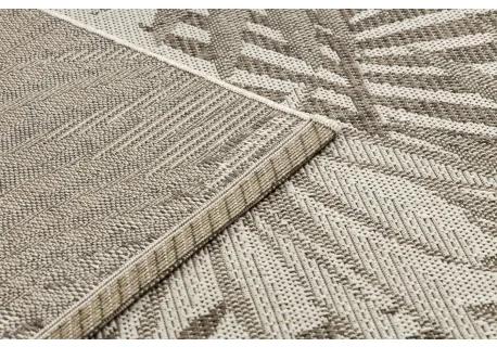 Dywany Luszczow Kusový koberec SIZAL FLOORLUX 20504 LISTY šampaňské / taupe DŽUNGLE Rozměr koberce: 200 x 290 cm