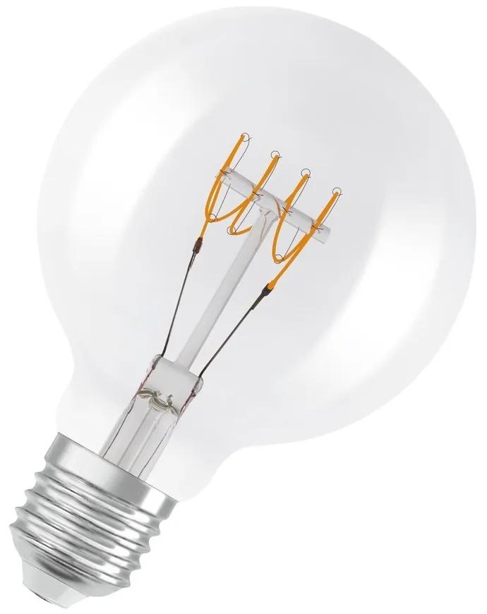 Vintage LED stmívatelná žárovka E27 GLOBE 4.8 W, teplá bílá