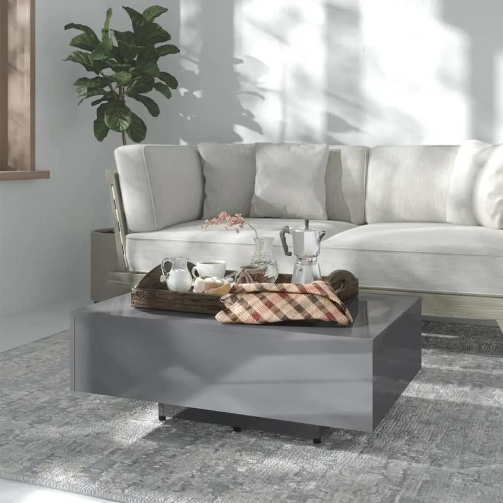 vidaXL Konferenční stolek 85 x 55 x 31 cm dřevotříska [803385] Barva: šedá sonoma
