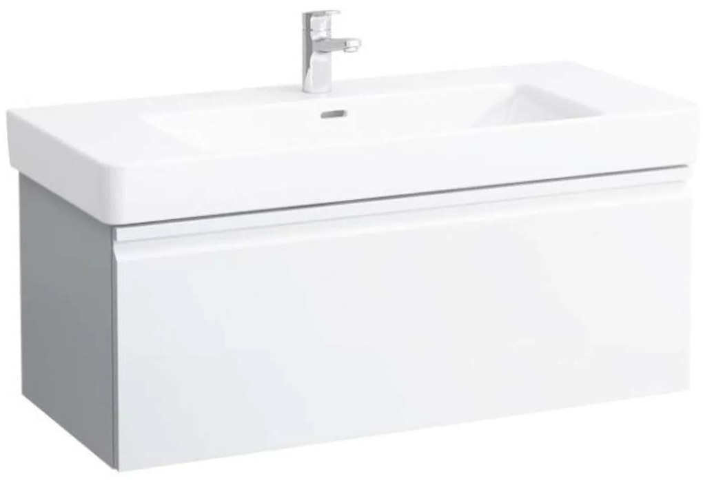 Laufen Pro S - Umyvadlová skříňka, 101x45x39 cm, 1 zásuvka, matná bílá H4835510964631