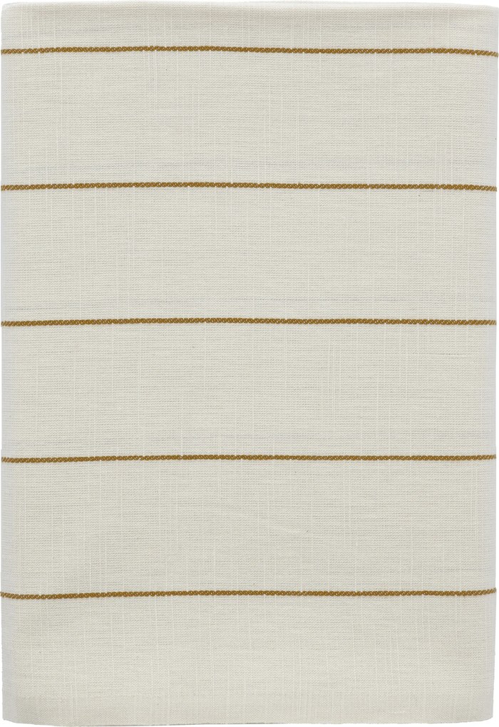 Ubrus Line 140 x 220 cm béžovo-zlatý