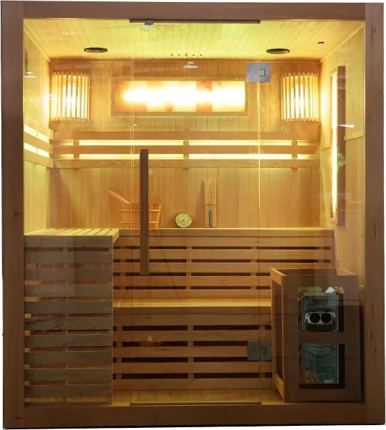 BPS-koupelny Finská sauna Relax HYD-3942 180x160, 4-5 osob