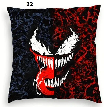 Potah na polštář Venom/Black Panther/Deadpool 45x45 cm Motiv: 22