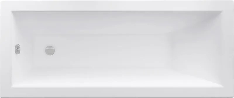 Mexen Cubik obdélníková vana 180 x 80 cm s krytem, bílá - 55031808000X